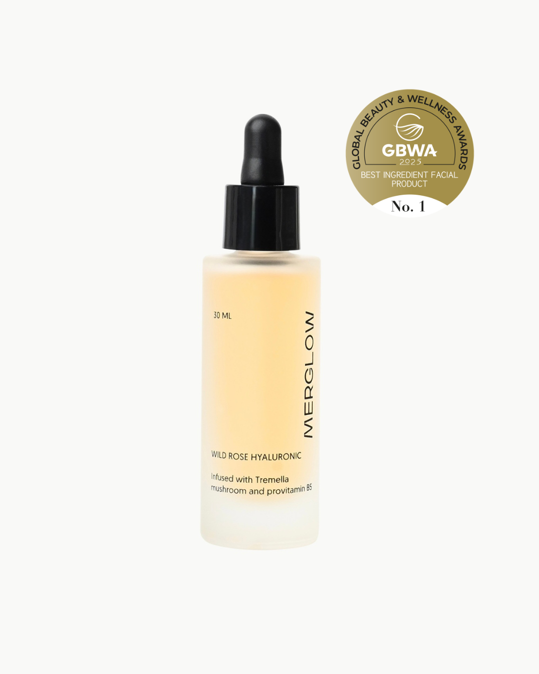 Wild Rose Hyaluronic intesyviai drėkinantis veido serumas – Merglow